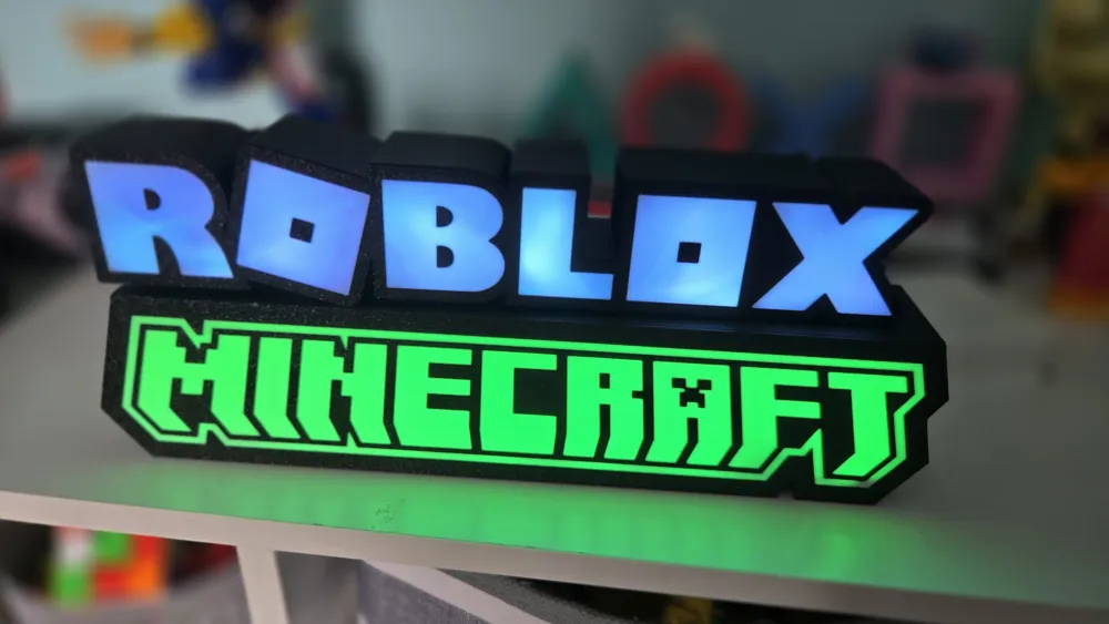 Roblox Logo Lightbox version 2 - Free 3D Print Model - MakerWorld