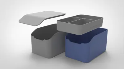 Modern Stackable Box (Less Material) by Layerlines STUDIOS MakerWorld ...