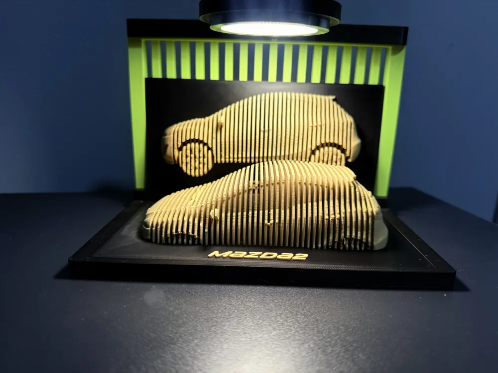 Mazda 2 (2nd Generation) - Layered Car model! - Free 3D Print Model ...