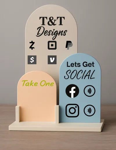 Vendor Booth Tap to Pay - Free 3D Print Model - MakerWorld