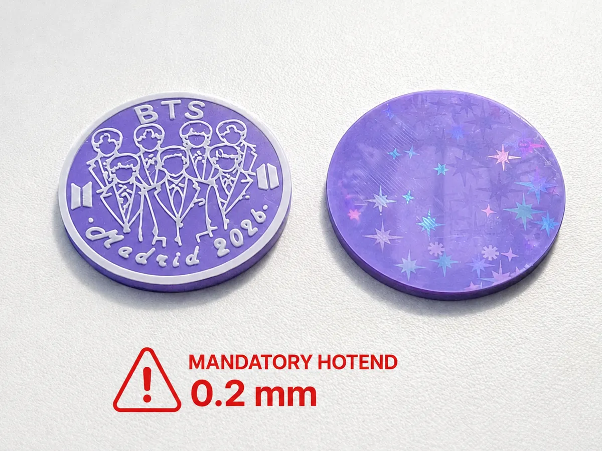 BTS Concert Freebie Token - Free 3D Print Model - MakerWorld