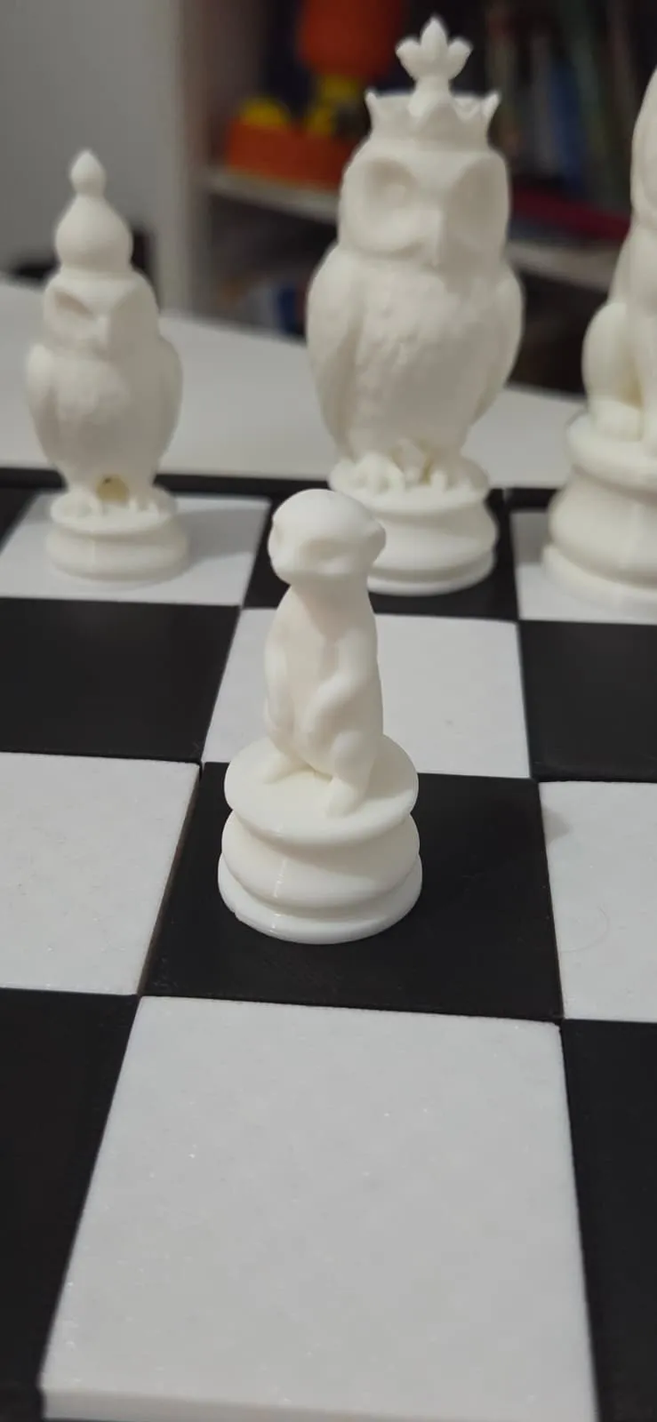 Animal themed chess set by Andrea MakerWorld: Download Free 3D Models