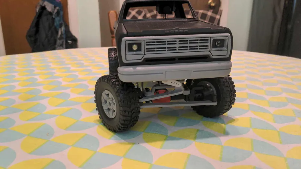 1:16 80's Dodge Ram (version 2) - Free 3D Print Model - MakerWorld