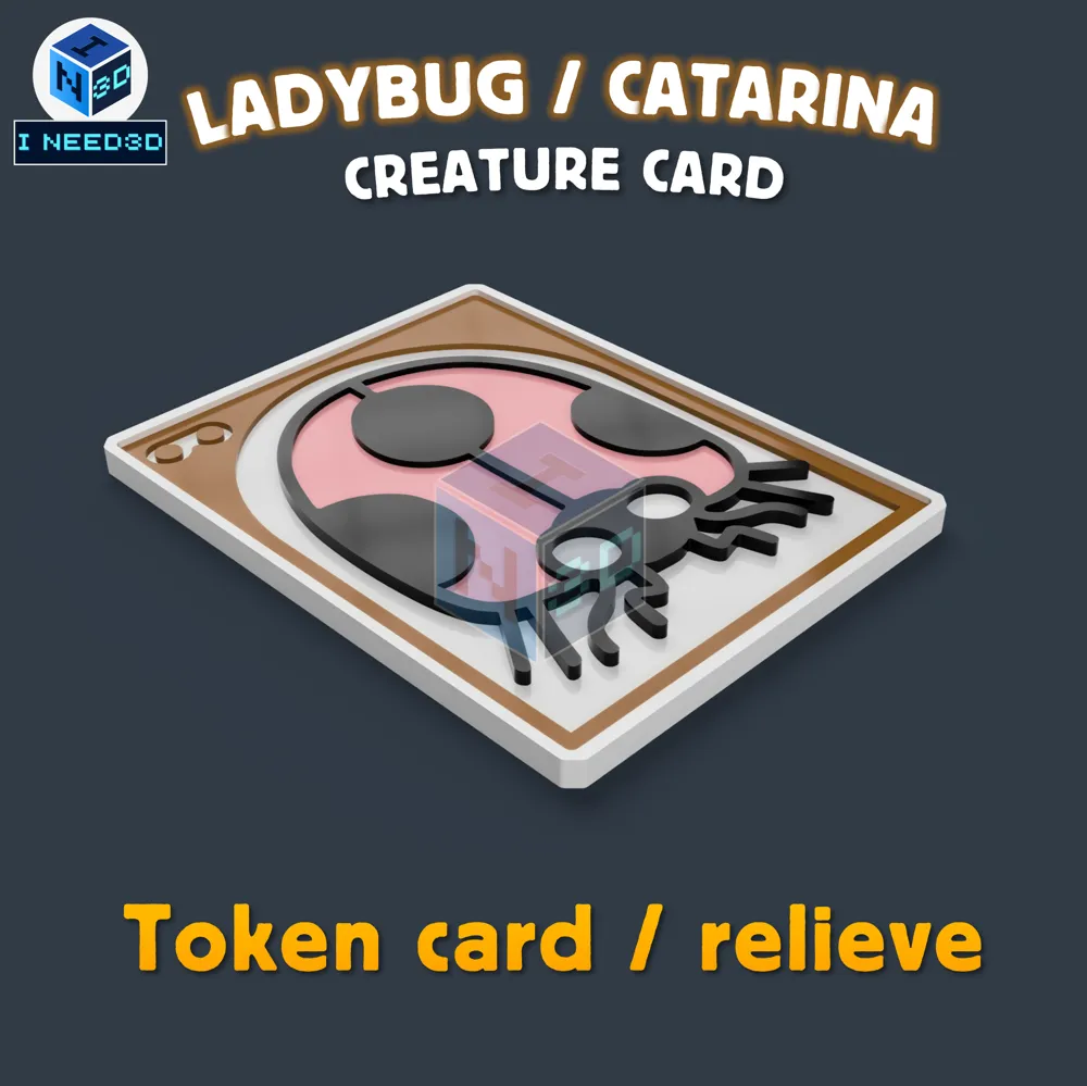 Grounded – Ladybug / Catarina – Creature Card - Free 3D Print Model ...