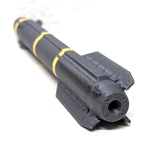 Realistic Hellfire Missile Pen - Free 3D Print Model - MakerWorld