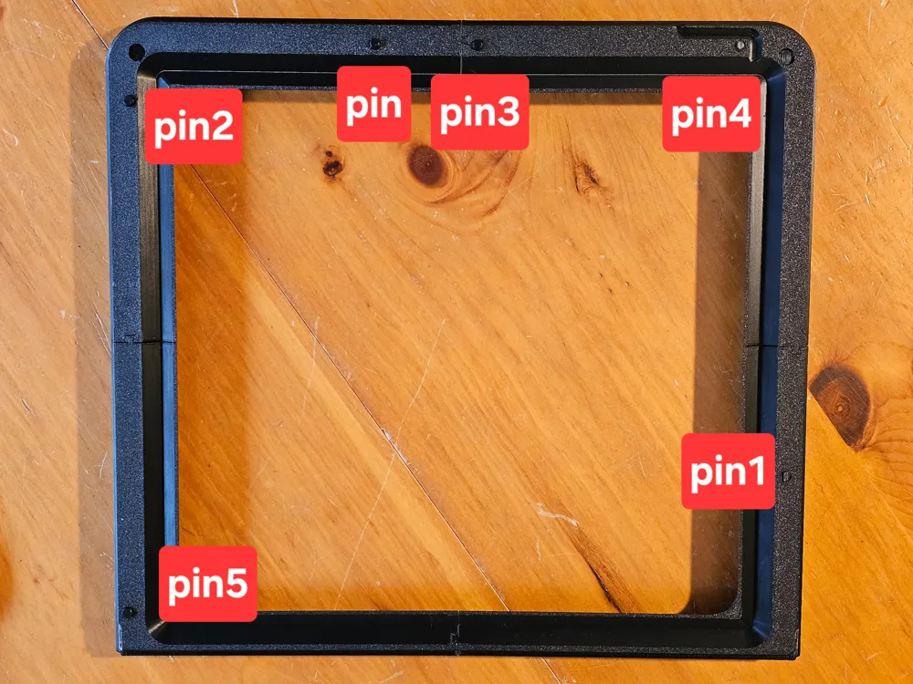 P1P LED AMS riser compatible with Vision Enclosure by Daniel Schenk ...