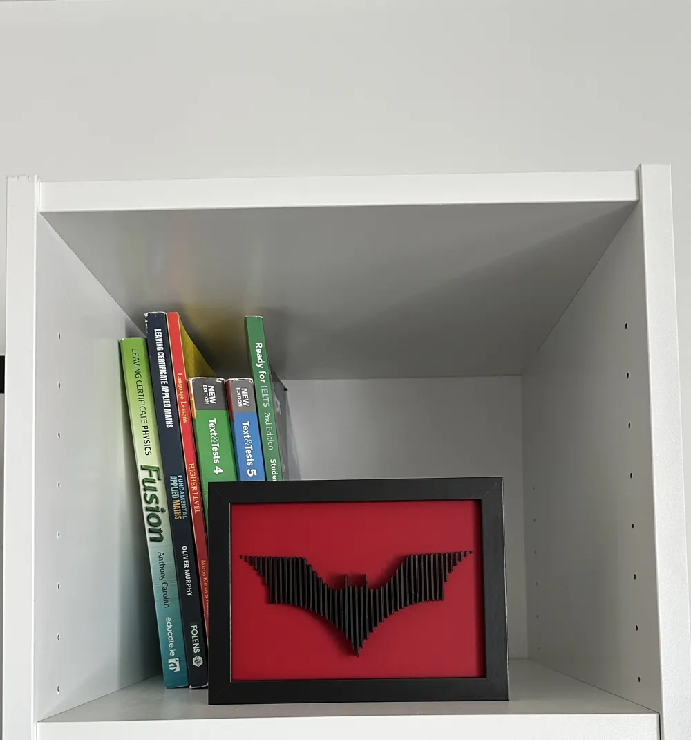 Batman logo layered - frame - Free 3D Print Model - MakerWorld