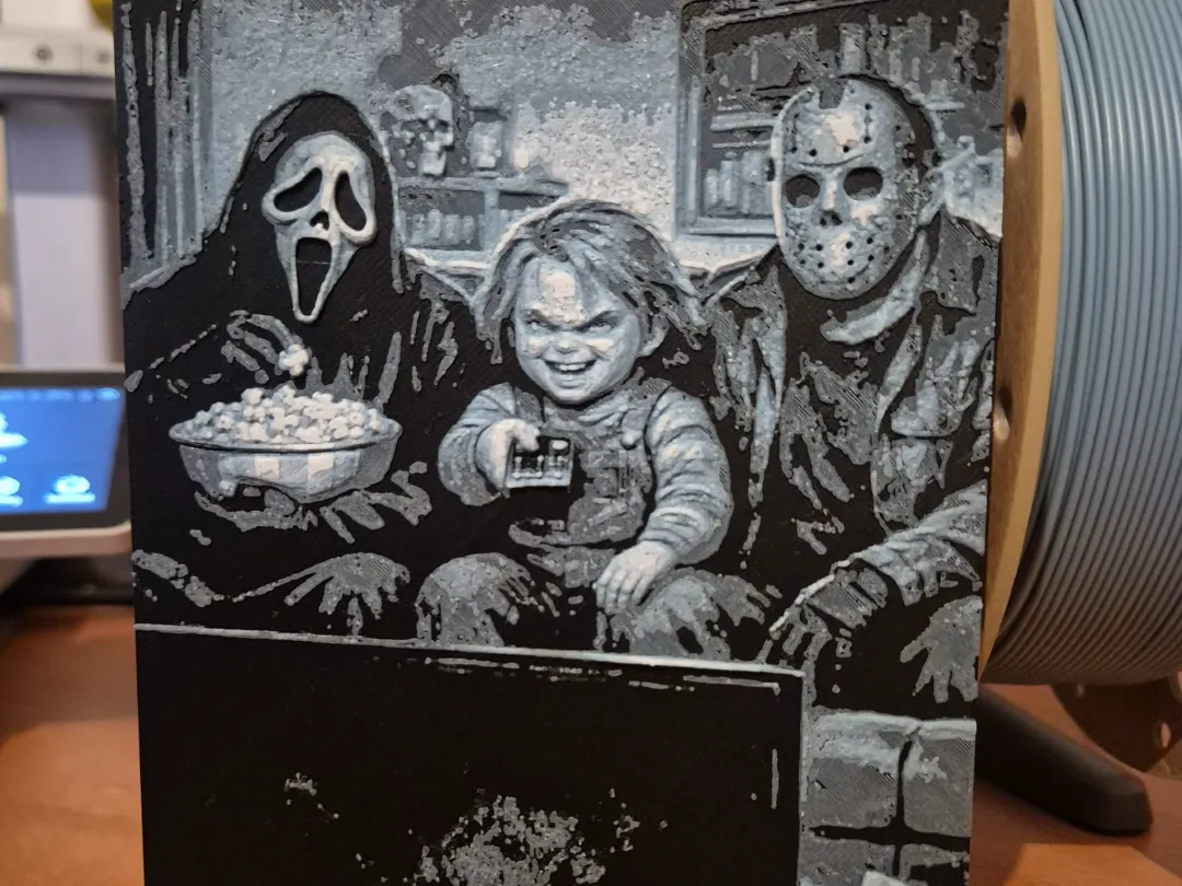 horror boys night in hueforge - Free 3D Print Model - MakerWorld