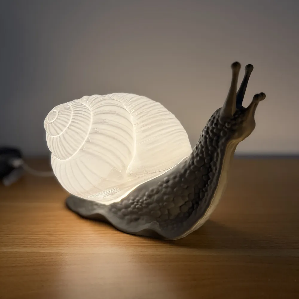 Snail Lamp - Free 3D Print Model - MakerWorld