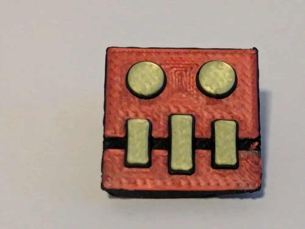 Geometry Dash Inspired Shoe Charms - Free 3D Print Model - MakerWorld