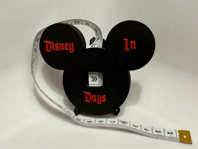 Disney Countdown by Monchy_Bois MakerWorld: Download Free 3D Models