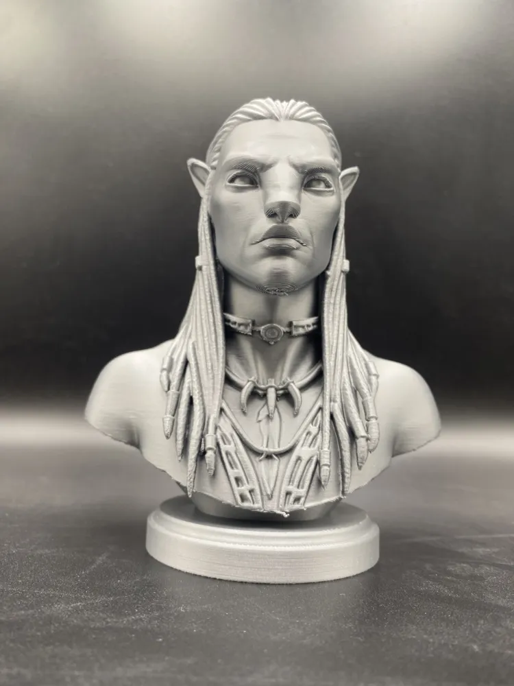 AVATAR Blue Forest Alien Bust – Warrior - Free 3D Print Model - MakerWorld