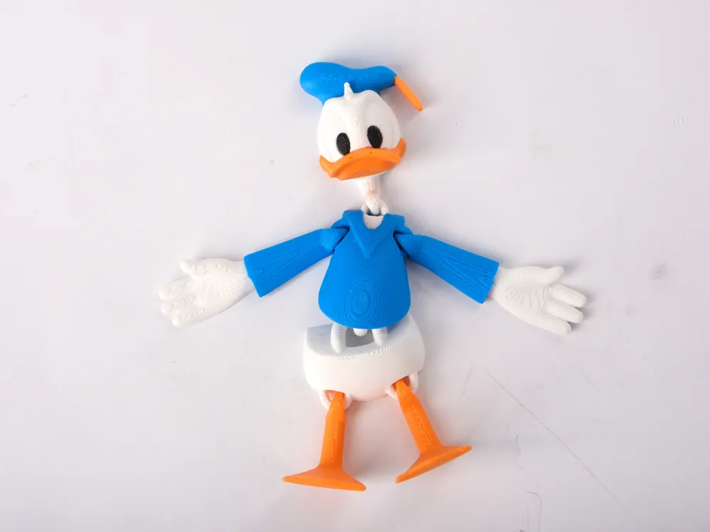 Donald Duck Articulated Figurine – Flexi Character - Free 3D Print ...