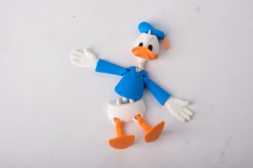 Donald Duck Articulated Figurine – Flexi Character - Free 3D Print ...