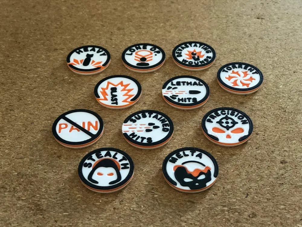 War-Hammer - Reminder Tokens Expansion Set by Loch MakerWorld: Download ...