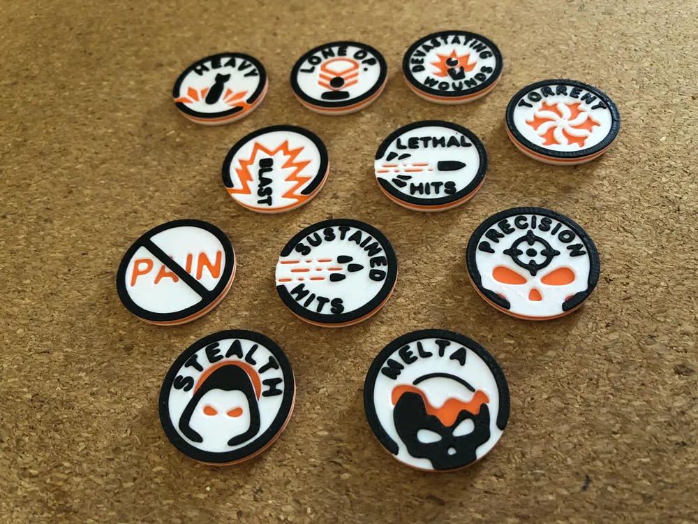 War-Hammer - Reminder Tokens Expansion Set by Loch MakerWorld: Download ...