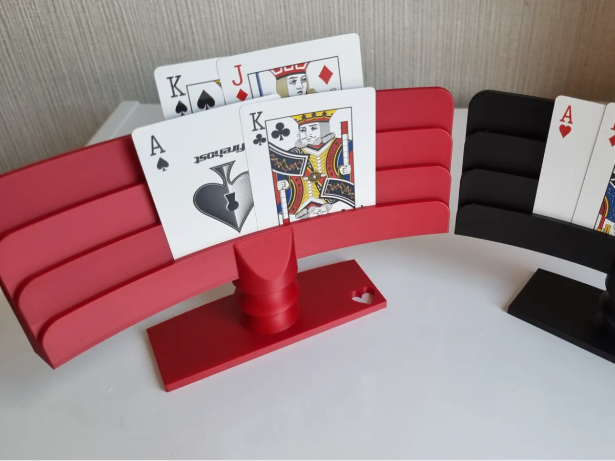 Playing Cards Holder Table Stand - Free 3D Print Model - MakerWorld