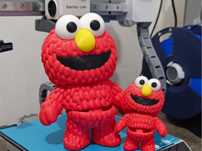 Mega Flexi Elmo - NO AMS - Free 3D Print Model - MakerWorld