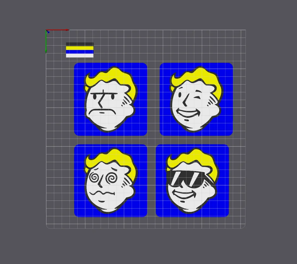 Fallout Pip Boy Coasters - Free 3D Print Model - MakerWorld