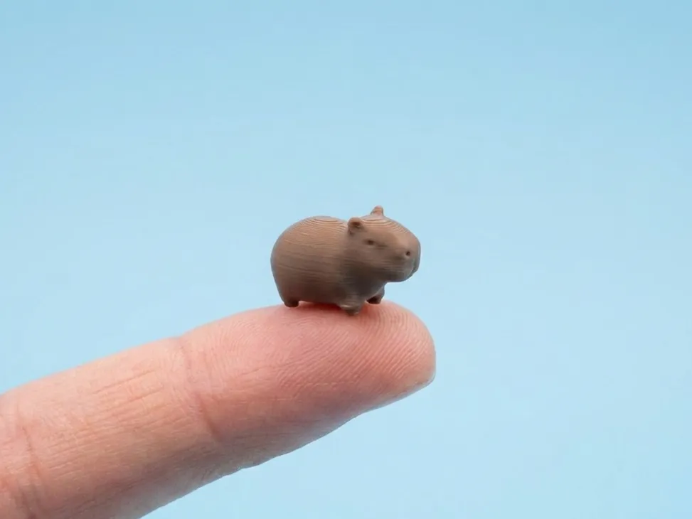 Mini Capybara Buddy - Free 3D Print Model - MakerWorld