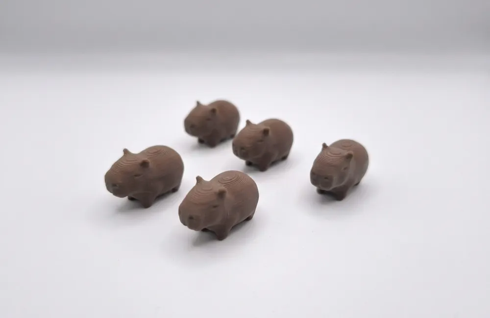 Mini Capybara Buddy - Free 3D Print Model - MakerWorld