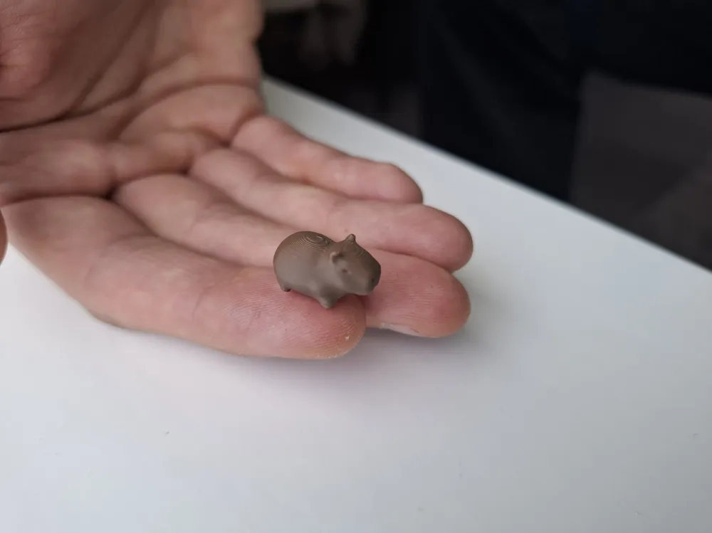 Mini Capybara Buddy - Free 3D Print Model - MakerWorld