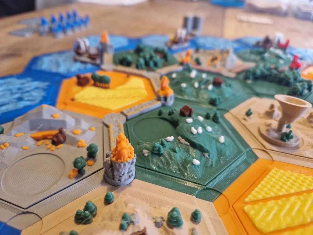 Catan 3D by Simon De Meester MakerWorld: Download Free 3D Models