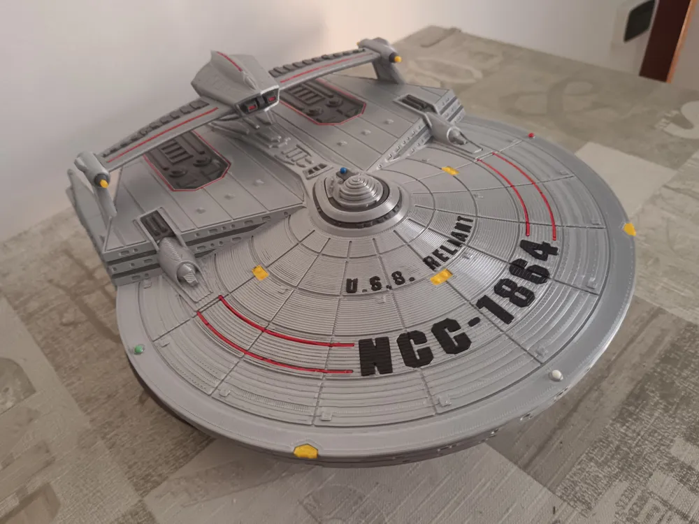 U.S.S. RELIANT NCC-1864 MIRANDA CLASS STARSHIP by Cios85 MakerWorld: Download Free 3D Models