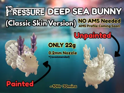 Pressure Deep Sea Bunny by Gro-Good MakerWorld: Download Free 3D Models