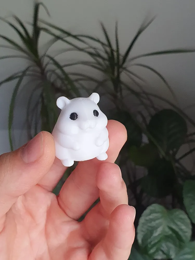 Cute Fat Hamster buddy - Free 3D Print Model - MakerWorld
