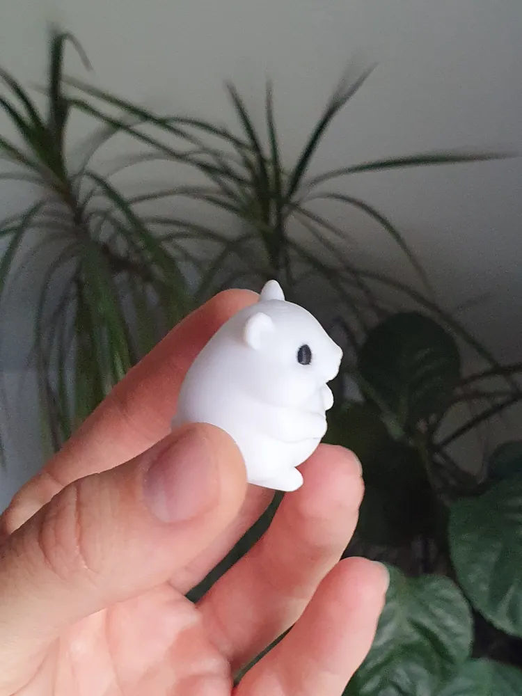 Cute Fat Hamster buddy - Free 3D Print Model - MakerWorld