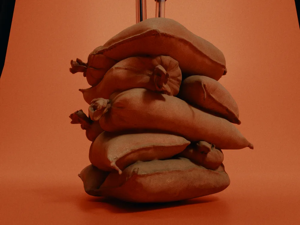 SandBag Pile Pen Holder by MJ4K - MakerWorld