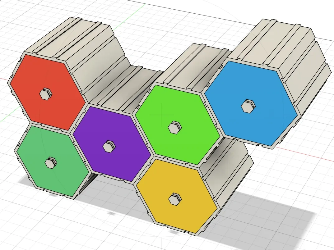 Hexagonal Modular Drawer Remixed by Lynx - MakerWorld