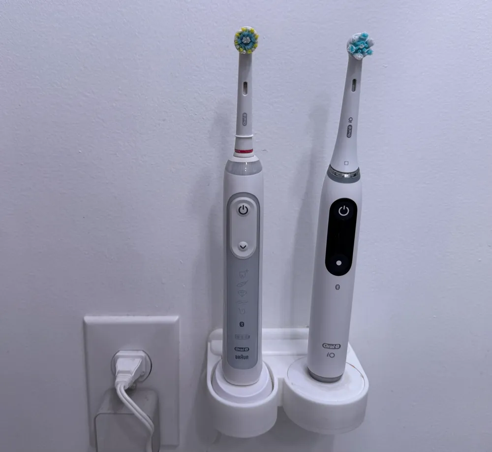 Oral B Toothbrush - IO & Regular - Wall Mount - Free 3D Print Model ...