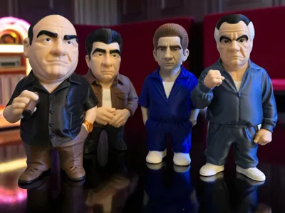 Personagens impressos em 3D - Mundo do Criador