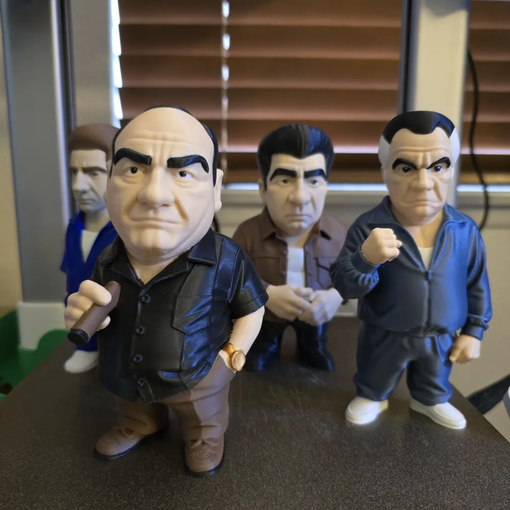 The Sopranos Cartoon Mafia Italian Mobsters Show by johnnyTbird ...