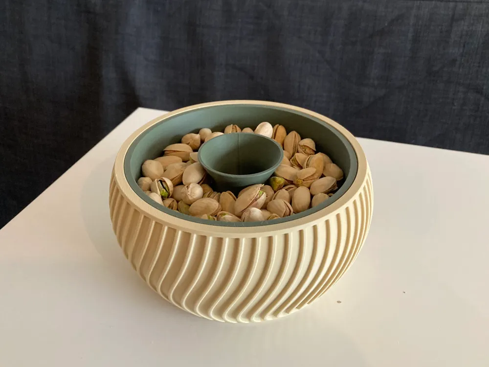 Stylish Pistachio Bowl V2 - Free 3D Print Model - MakerWorld