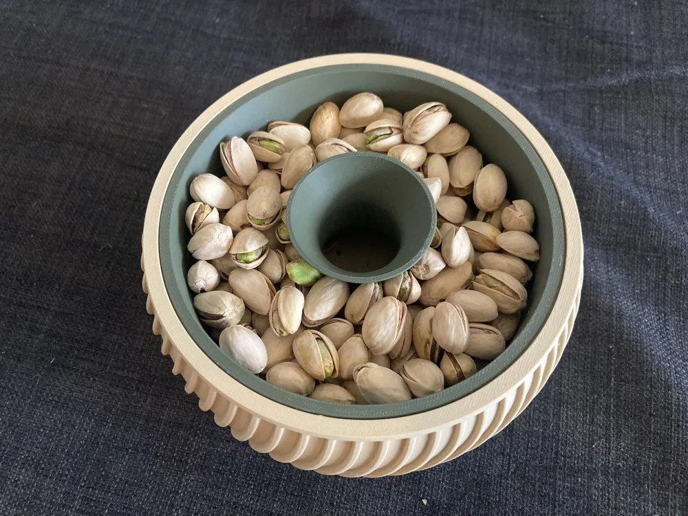 Stylish Pistachio Bowl V2 - Free 3D Print Model - MakerWorld