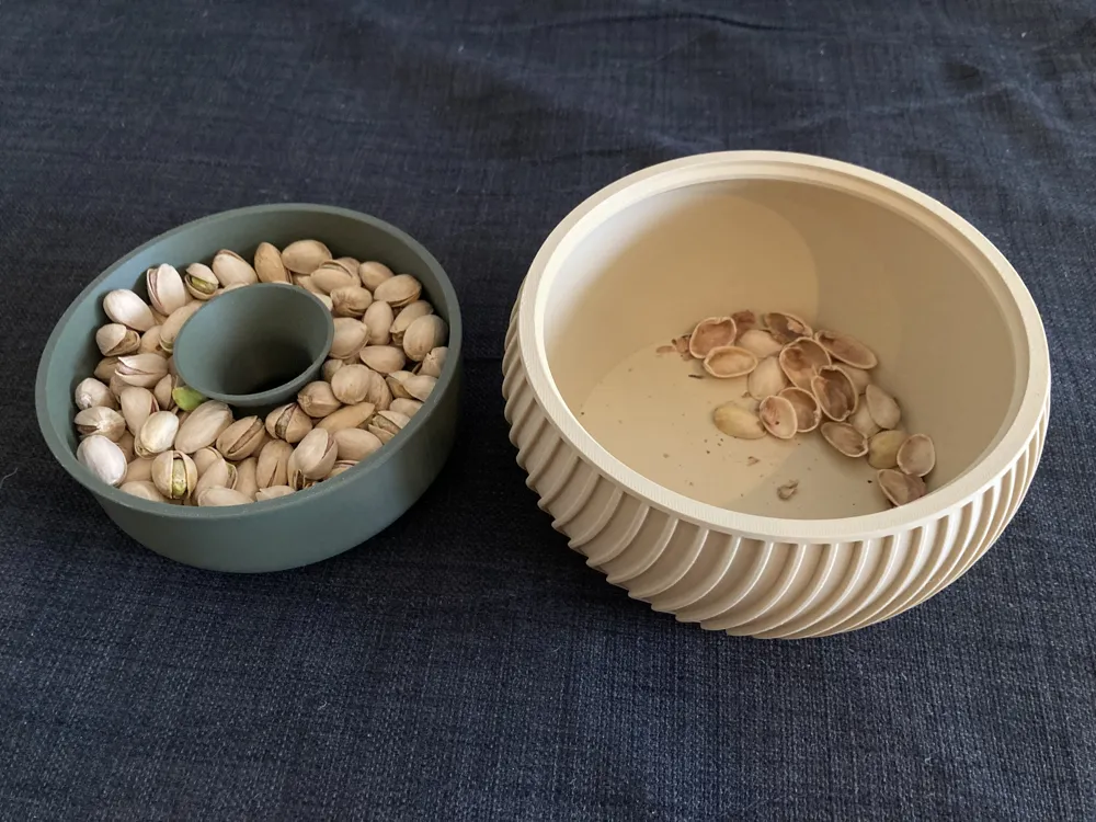 Stylish Pistachio Bowl V2 - Free 3D Print Model - MakerWorld