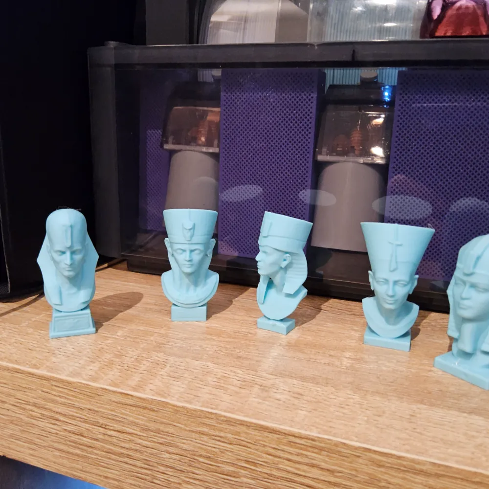 Egyptian god busts by T&T Production - MakerWorld