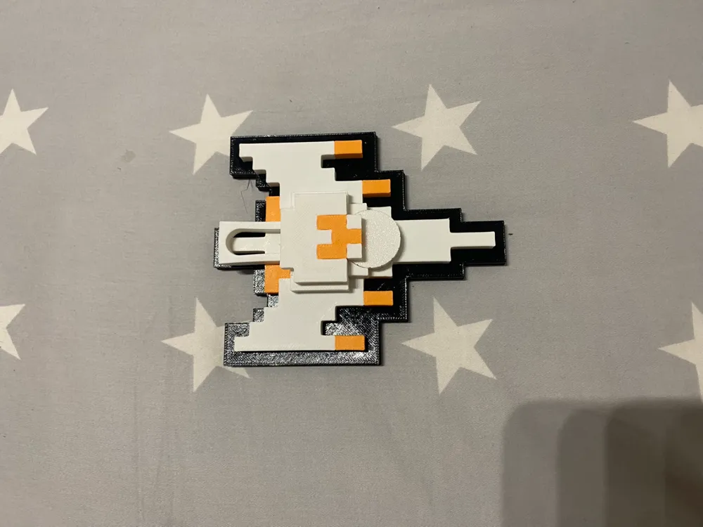 Galaga ship Disc Launcher by MaxLudusMakerWorld: Download Free 3D Models