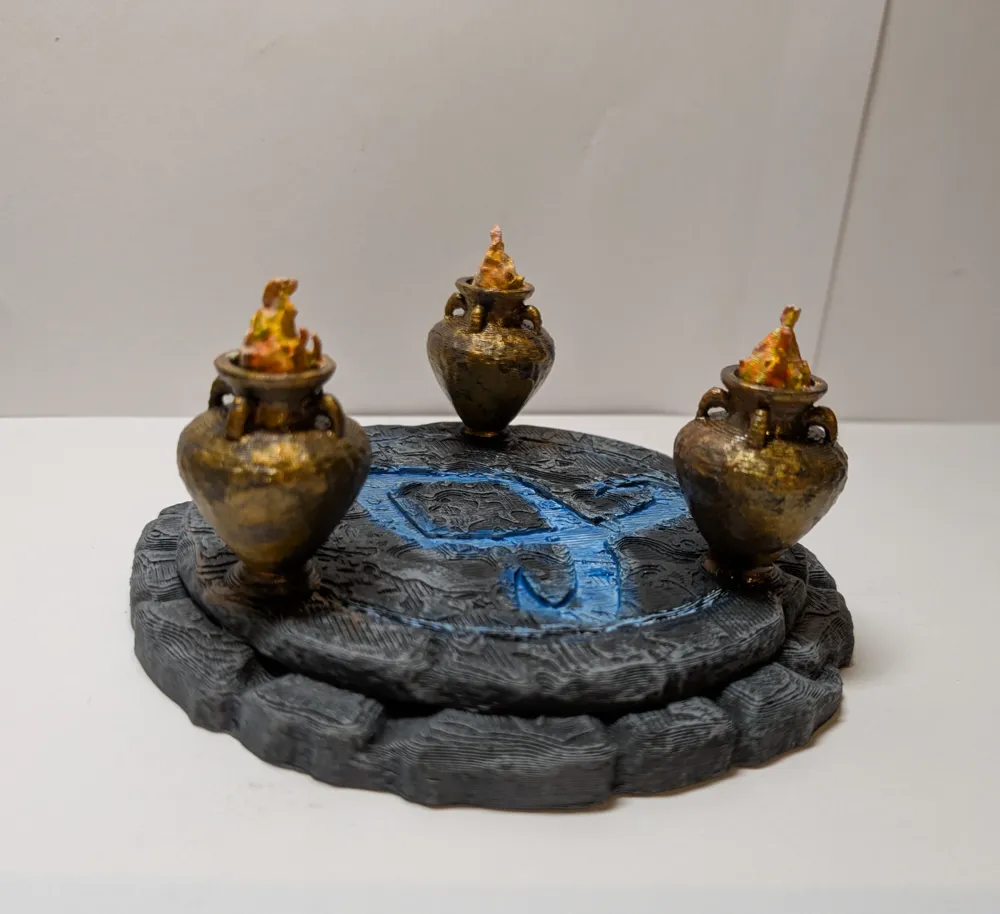 Cleansing shrine - DND terrain (supportless) by Together 3D MakerWorld ...