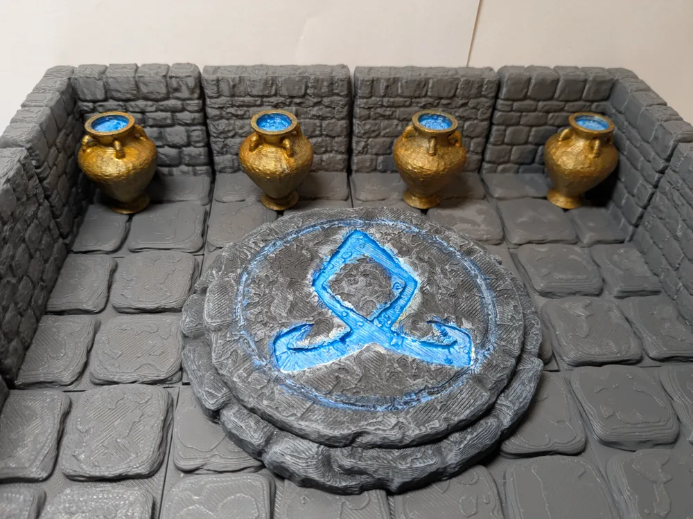Cleansing shrine - DND terrain (supportless) by Together 3D MakerWorld ...