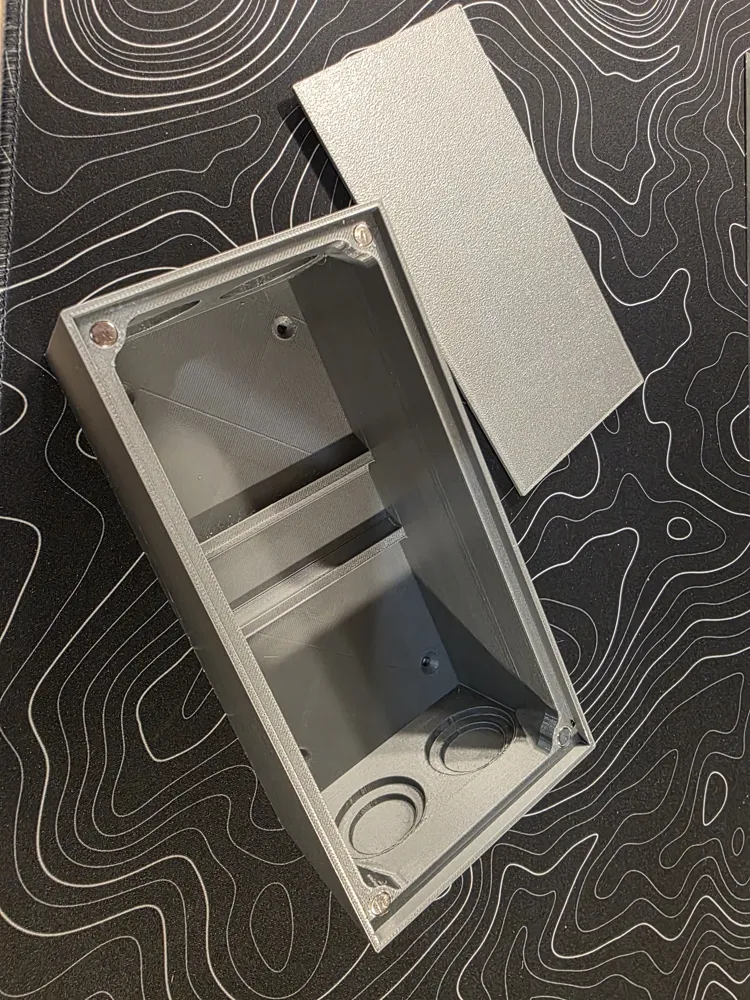 Magnetic Home Automation Electrical Box 4 Modules - Free 3D Print Model ...