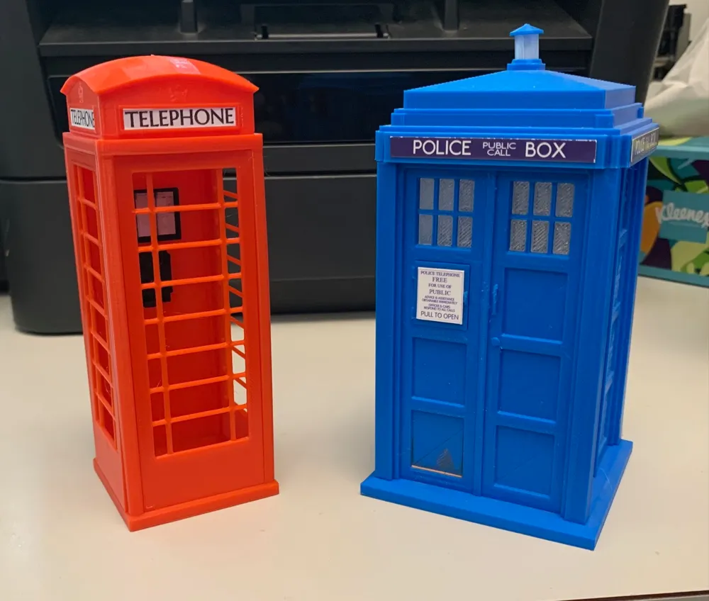 British phone box Remixed by dkjnk2009 - MakerWorld