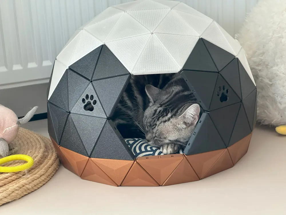 Ball Tent Cat Bed - Free 3D Print Model - MakerWorld