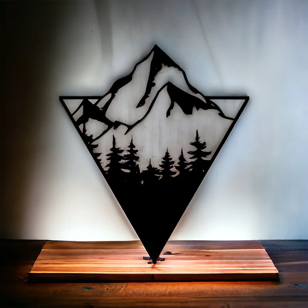 Wall Art Mountains Nature by rgb-Slotcover MakerWorld: Download Free 3D ...