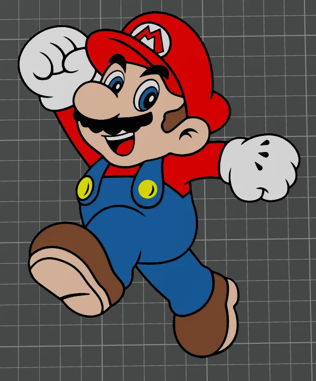 Super Mario - Super Mario characters - AMS READY by Ben_PrintModz ...