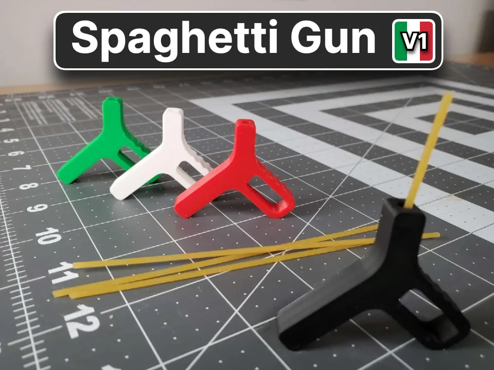 Spaghetti gun by ThisFact - MakerWorld