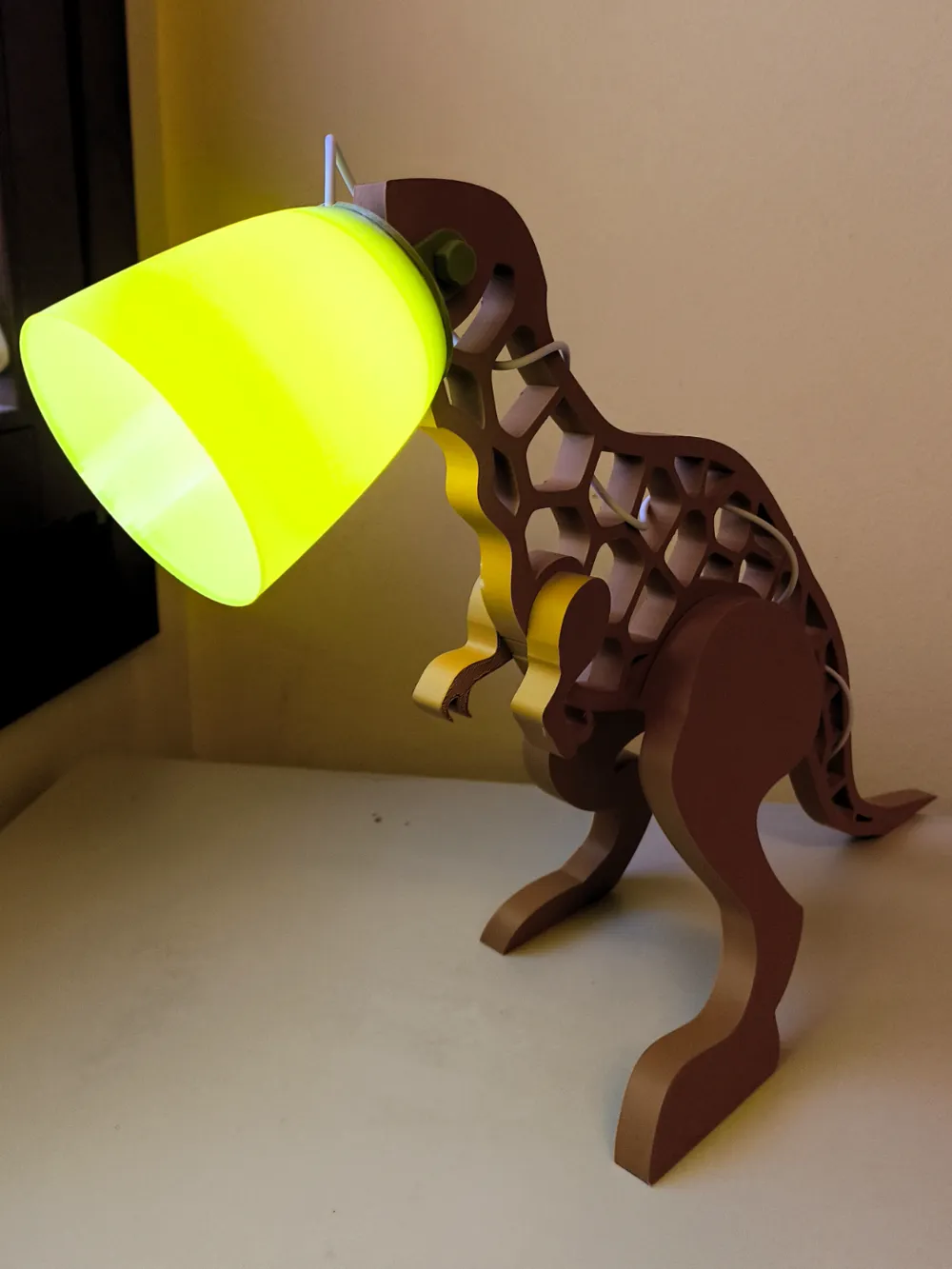 T-Rex Lamp for bambulab kit 001 led panel by fmor - MakerWorld